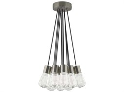 Visual Comfort Modern Alva 3-Light Satin Nickel Mini Pendant ...