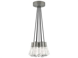 Visual Comfort Modern Alva 3-Light Satin Nickel Mini Pendant ...