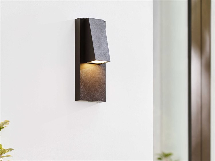 Visual Comfort Modern Peak 1-Light Outdoor Wall Light | VCM700WSPEAKZLEDWD