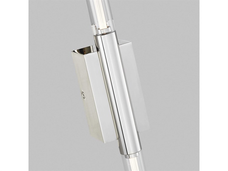 Visual Comfort Modern Phobos 2-Light Polished Nickel Wall Sconce ...