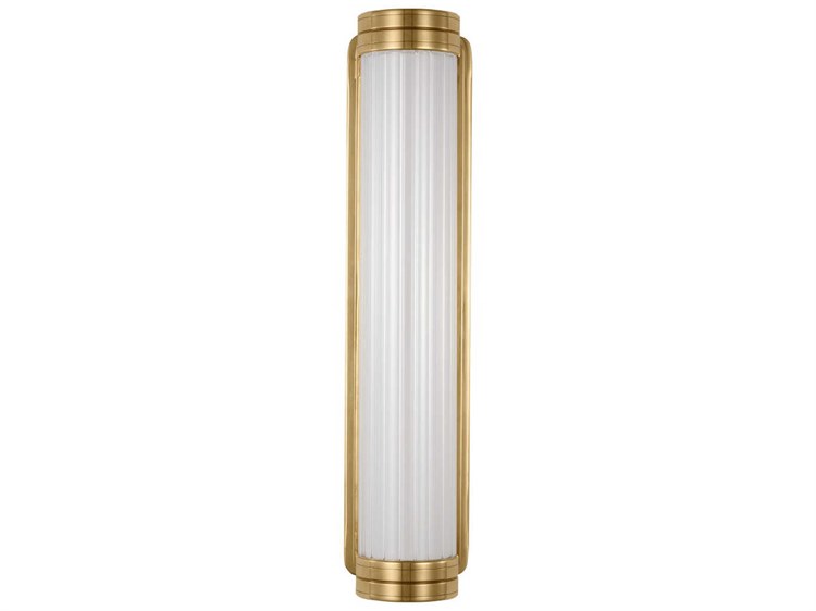 Visual Comfort Modern Alo 1-Light Polished Natural Brass Wall Sconce ...