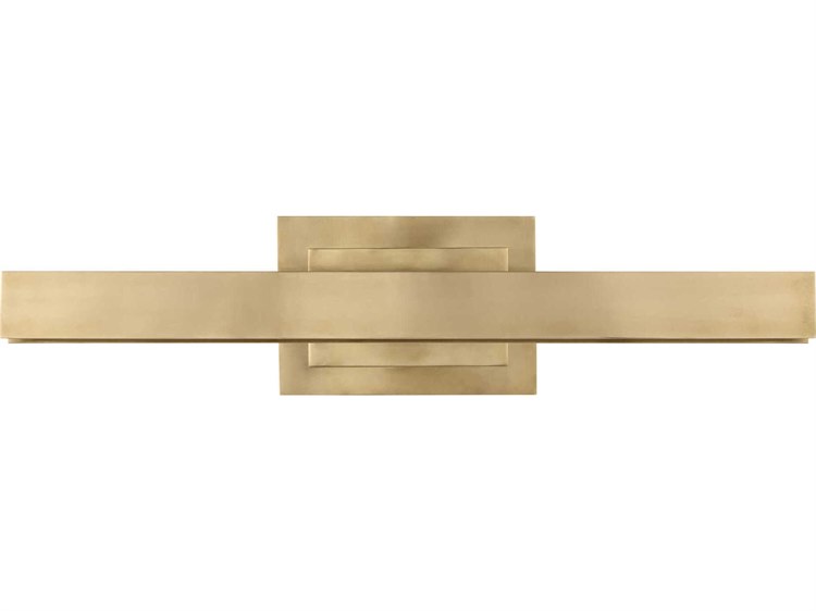Visual Comfort Modern Bau 18" Wide 1-Light Natural Brass Picture Light ...