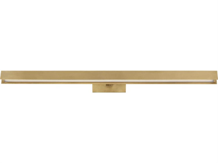 Visual Comfort Modern Bau 1-Light Natural Brass Picture Light ...