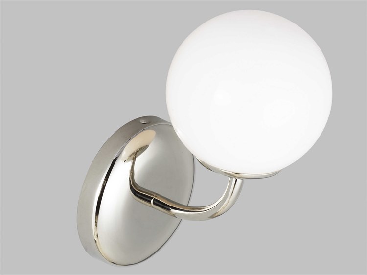 Visual Comfort Studio Galassia 1-Light Polished Nickel Wall Sconce | VCSAEV1011PN