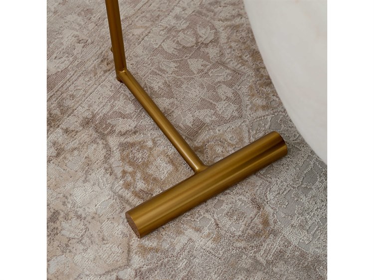 Visual Comfort Studio Foles Burnished Brass Steel Floor Lamp ...