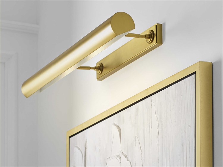 Visual Comfort Studio Kenyon 2-Light Burnished Brass Picture Light ...