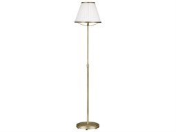 Visual Comfort Studio Foles Burnished Brass Steel Floor Lamp ...