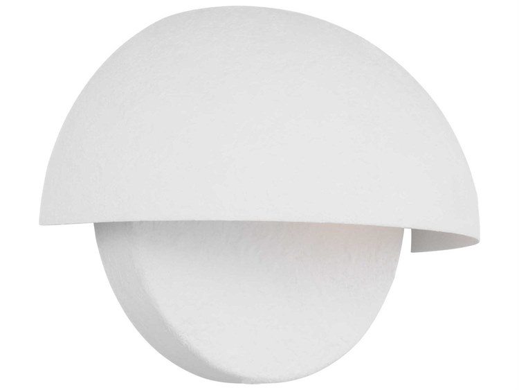 Visual Comfort Studio Beaunay 1-Light Cast Plaster White Wall Sconce ...