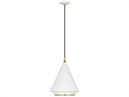 Visual Comfort Studio Stanza 1-Light Matte White Pendant | VCSTP1241MWTBBS