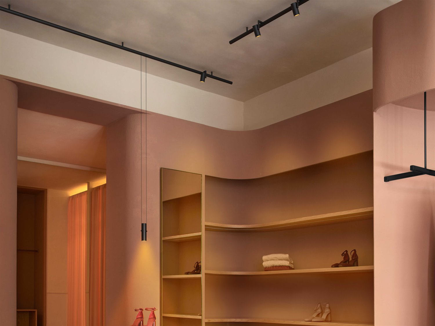 Vibia Circus 1-Light Black Cylinder Track & Rail Light | VIB01411