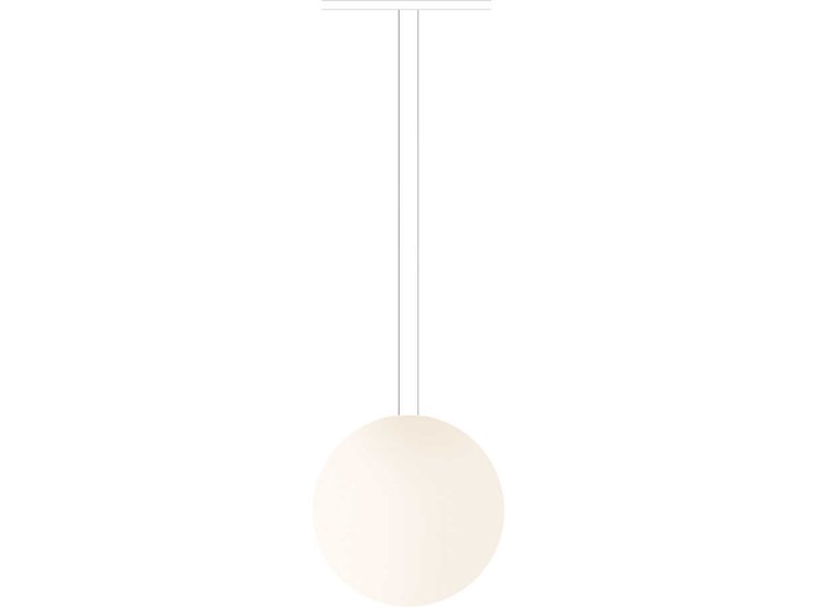 Vibia Circus 1-Light White Globe Track & Rail Light | VIB0167