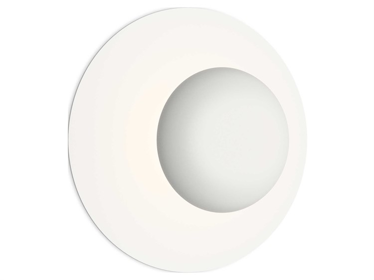 Vibia Funnel 1-Light White Flush Mount | VIB201210