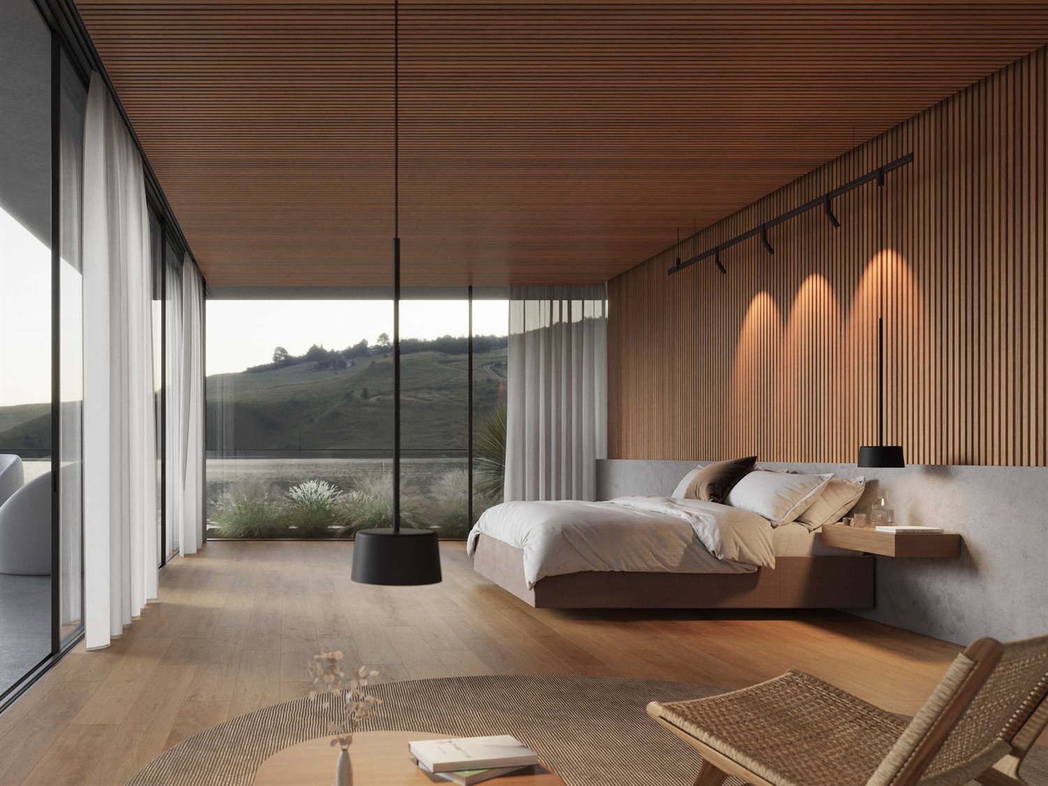 Vibia Bind 1-Light Black Cylinder Spot Light | VIB65311