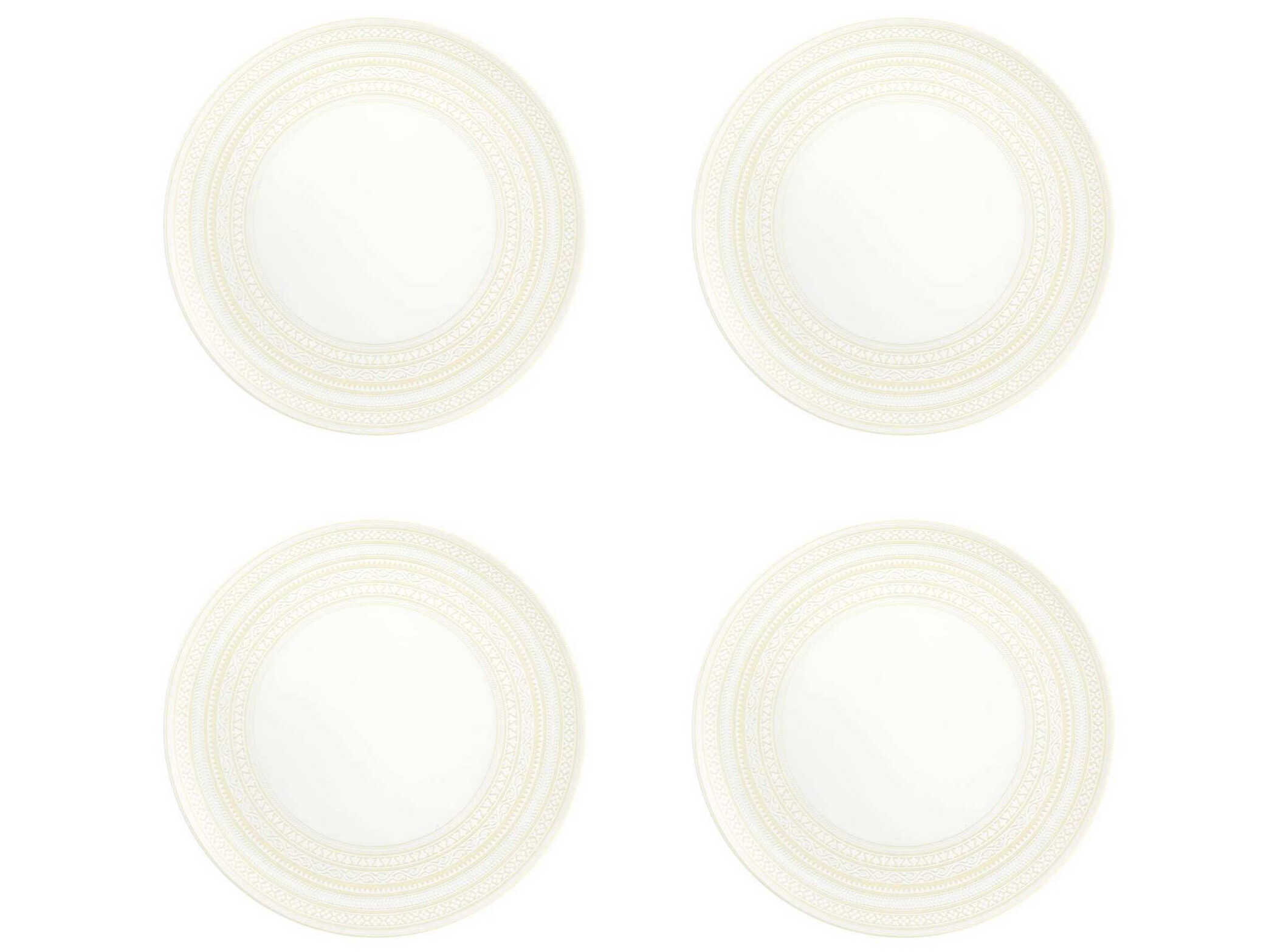 Vista Alegre Ivory Dinner Plate Set of 4 | VIS21136707