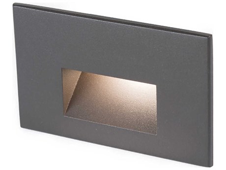 WAC Lighting 1-Light Outdoor Step and Wall Light | WAC4011BZ