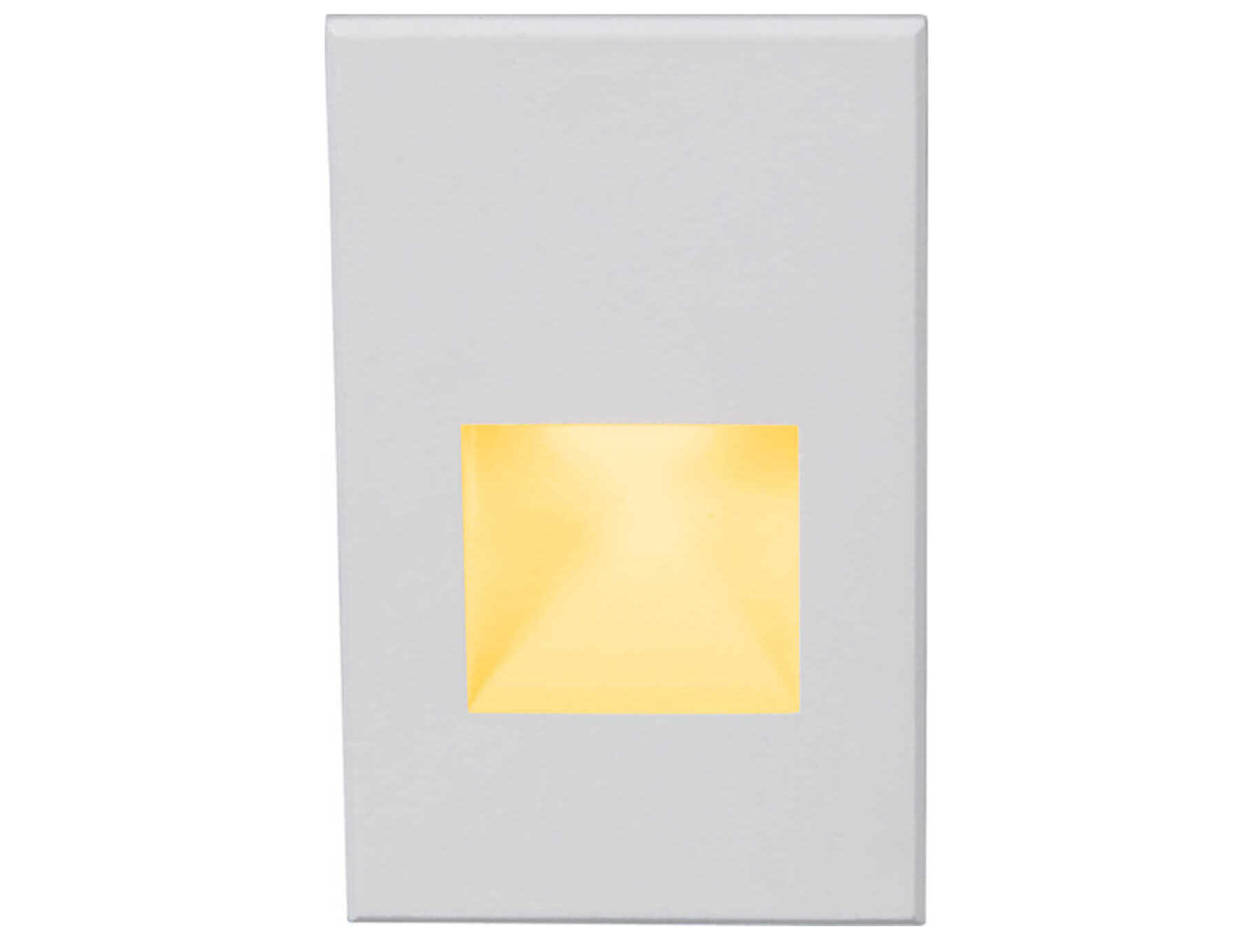 WAC Lighting 1-Light Outdoor Step and Wall Light | WAC4021WT