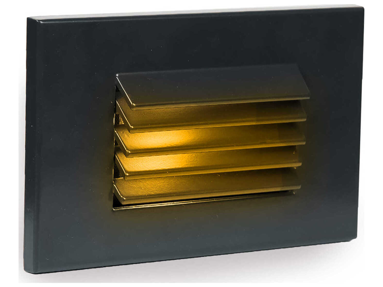 WAC Lighting 1-Light Outdoor Step and Wall Light | WAC4051BK