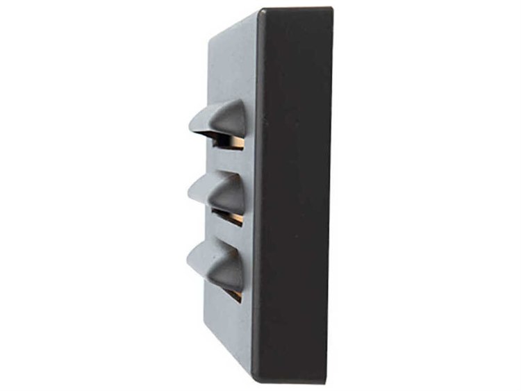 WAC Lighting 1-Light Outdoor Surface Mount Step and Wall Light | WAC4501BZ