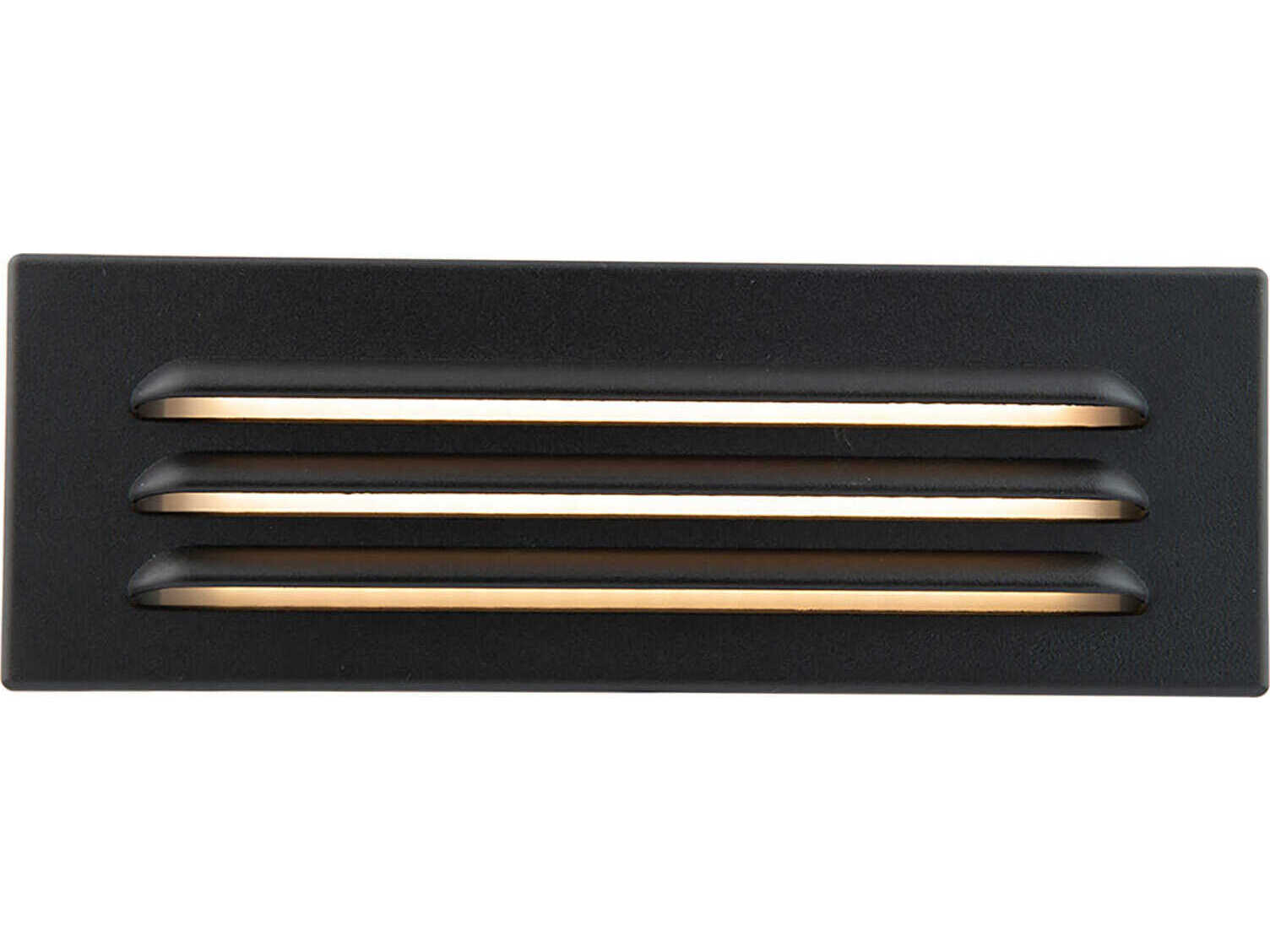 WAC Lighting 1-Light Outdoor Surface Mount Step and Wall Light | WAC4901BK