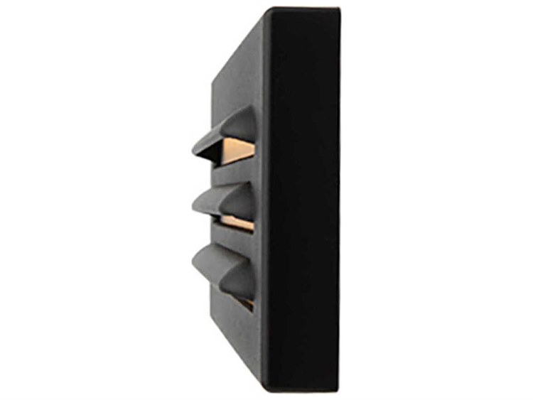 WAC Lighting 1-Light Outdoor Surface Mount Step and Wall Light | WAC4901BK