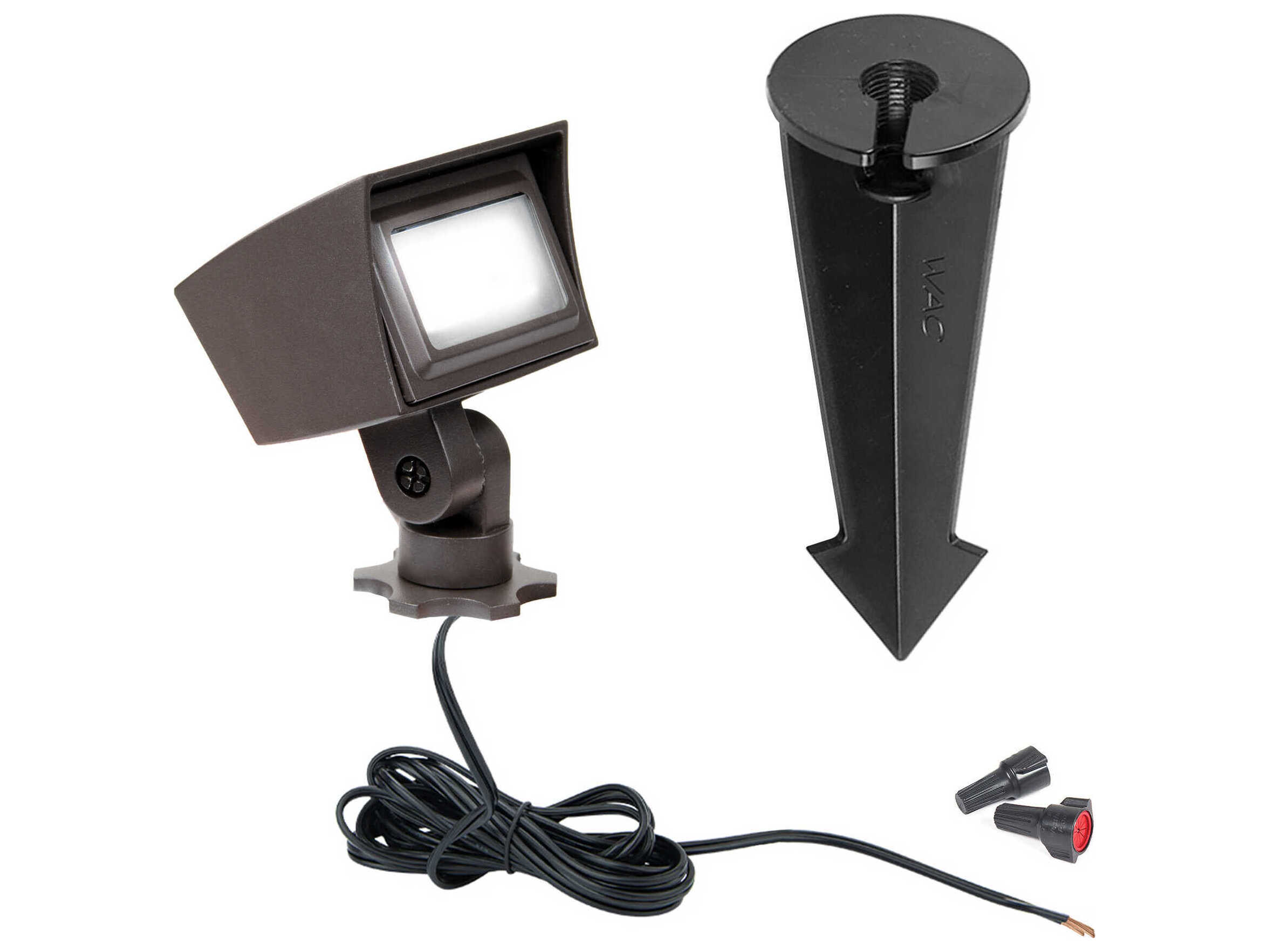 WAC Lighting Miniature Wall Wash 1-Light Outdoor Spot Light ...