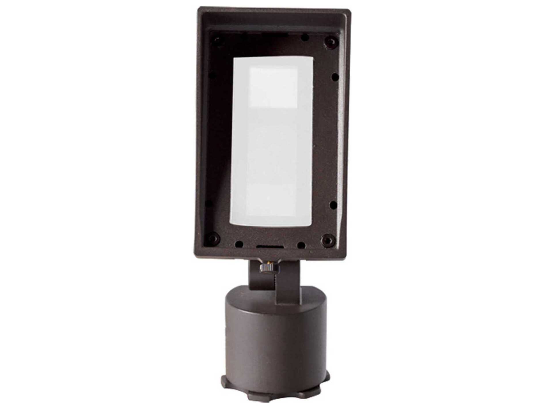 WAC Lighting Adjustable Wall Wash 1-Light Outdoor Spot Light | WAC5222BBR