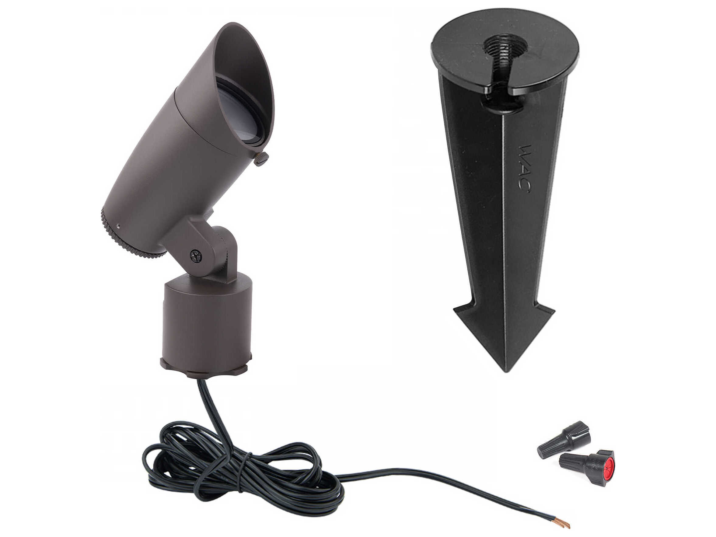 WAC Lighting Colorscaping 1-Light Outdoor Spot Light | WAC5811CSBBR