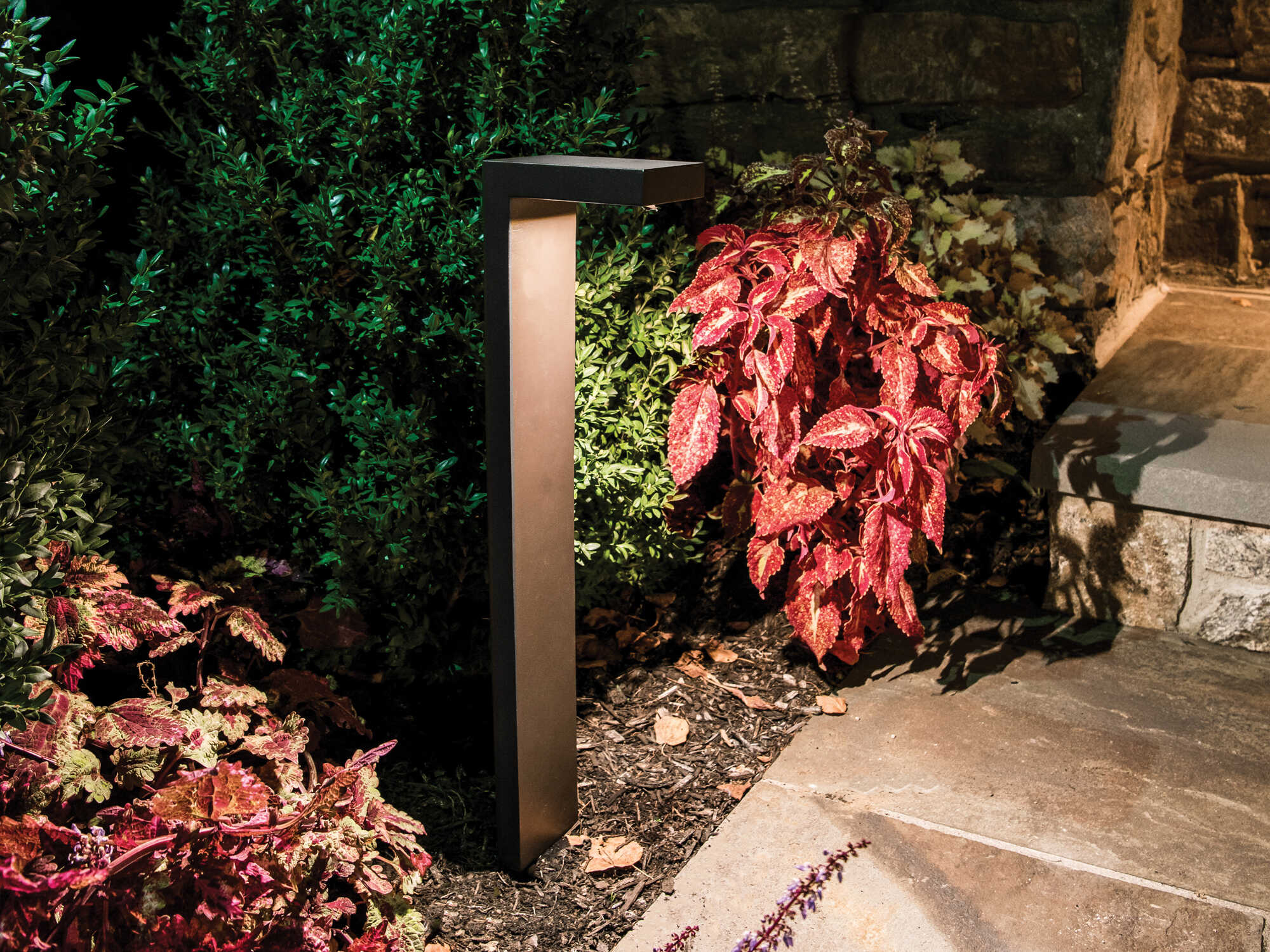 WAC Lighting Ledge 1-Light Outdoor Path and Area Light | WAC6081BK