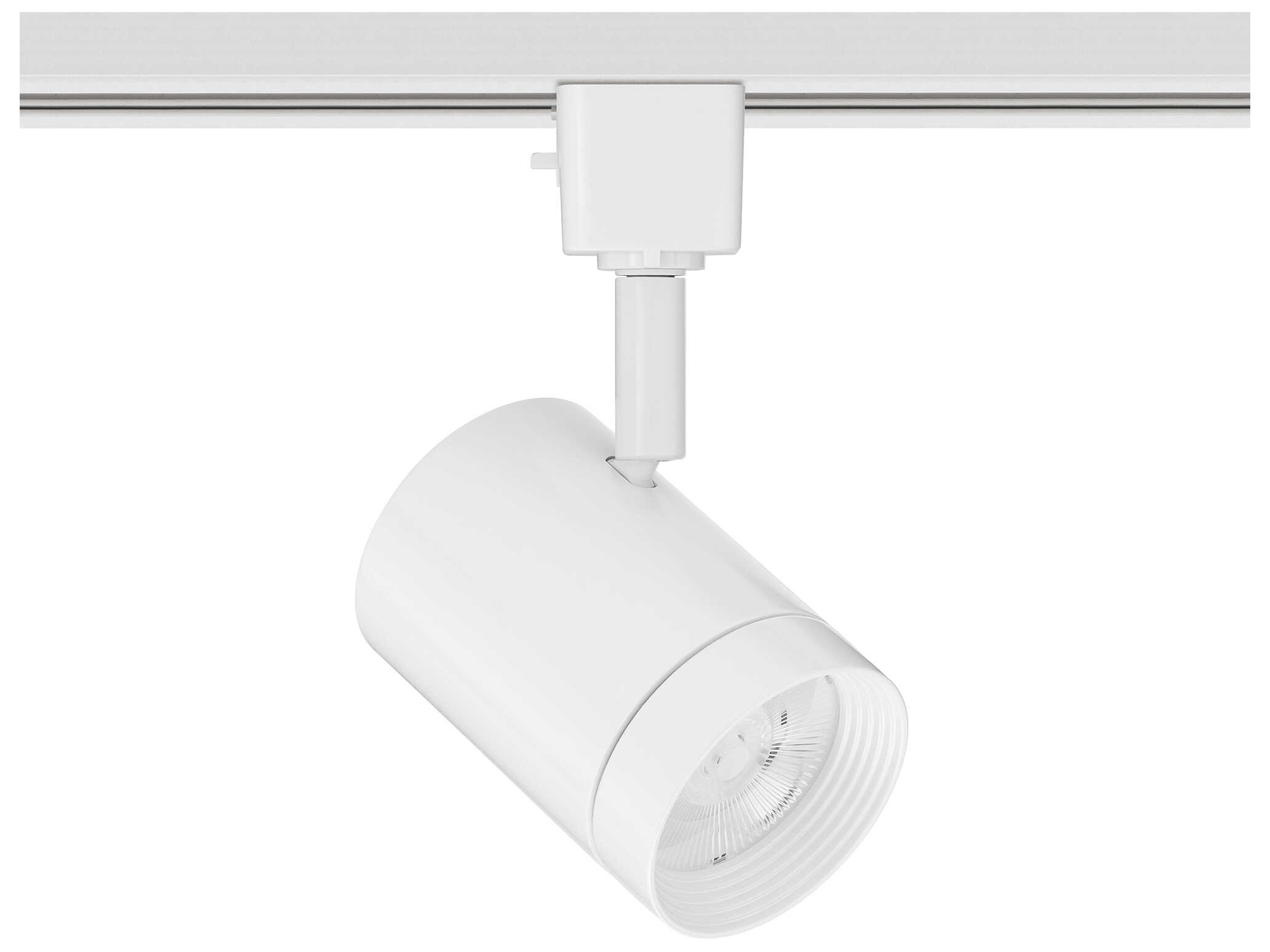 WAC Lighting Ocularc 1-Light White Cylinder Track Head | WAC7012CSWT