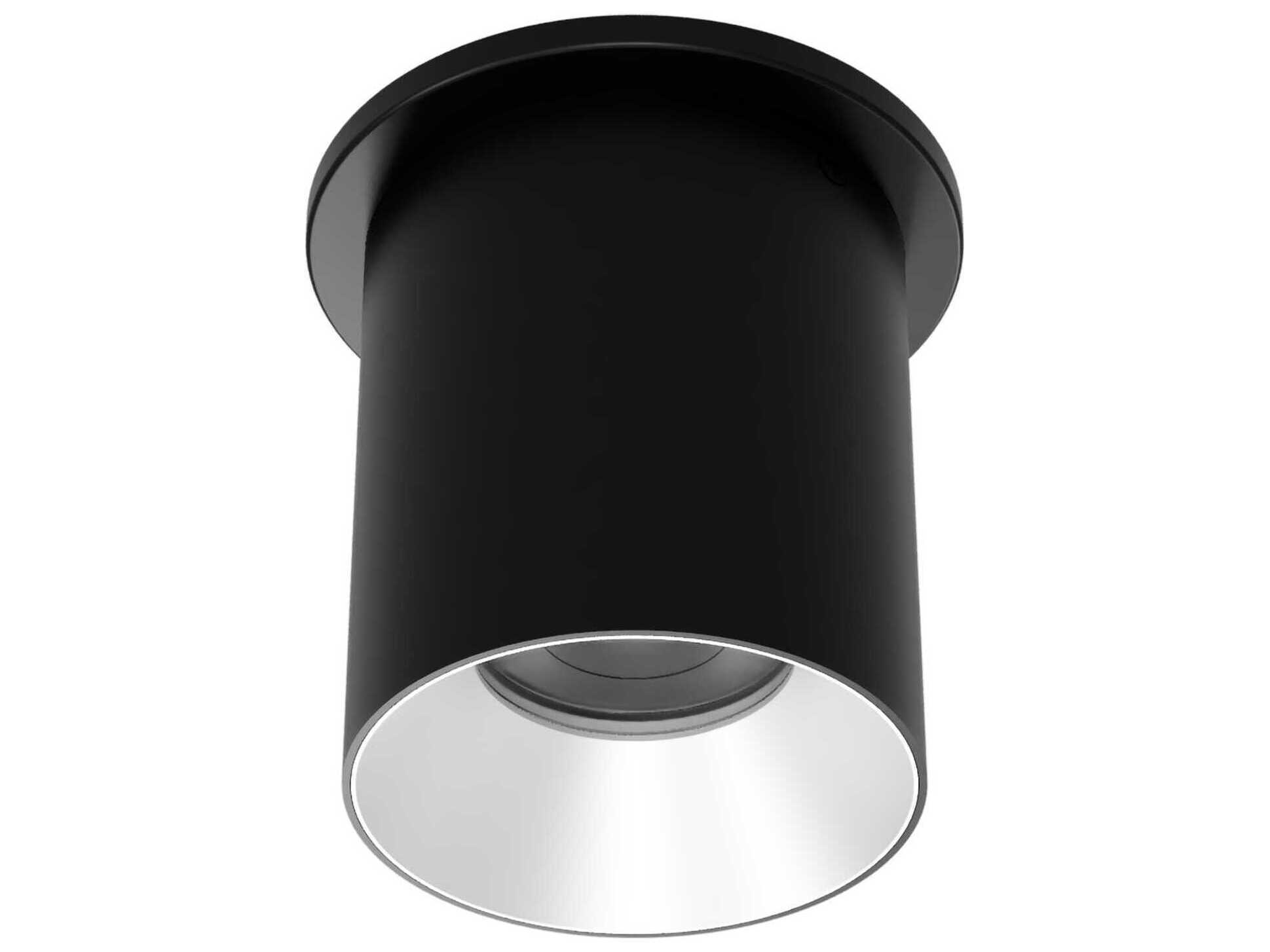 WAC Lighting Zoron Round 1-Light Trimmed Outdoor Ceiling Light ...