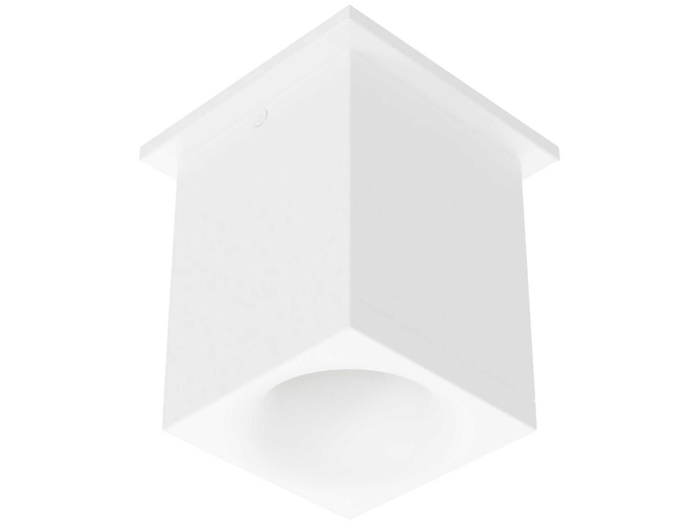 WAC Lighting Zoron Square 1-Light Trimmed Outdoor Ceiling Light ...
