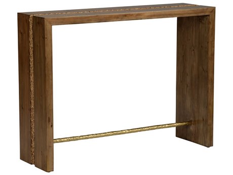 Wildwood Socialite 48" Rectangular Glass Natural Console Table | WL295606