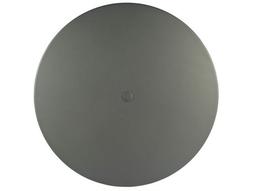 Woodard Solid Iron Rolled Edge Round Table Top with Umbrella Hole ...