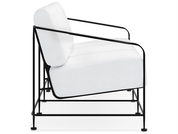 Woodard Reed Wrought Iron Cushion Sofa | WR5B0020