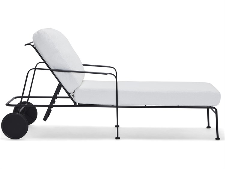 Woodard Reed Steel Outdoor Patio Chaise Lounge | WR5B0070
