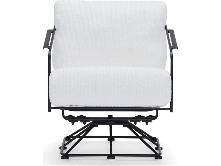 Woodard Reed Steel Swivel Outdoor Patio Lounge Chair | WR5B0077