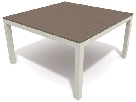 Ebel Palermo Aluminum 38'' Wide Square Chat Table | EBL805