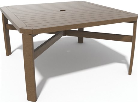Ebel Palermo Aluminum 38'' Wide Square Chat Table | EBL805