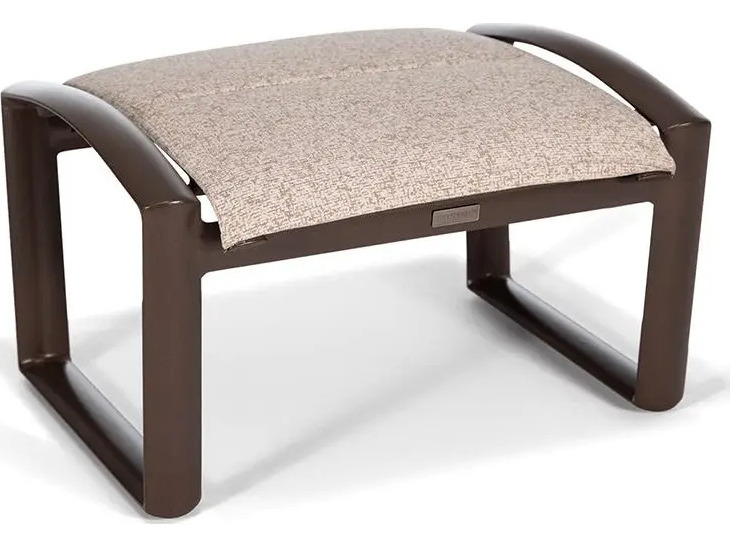 Winston Icon Padded Sling Aluminum Ottoman | WSM69008PS