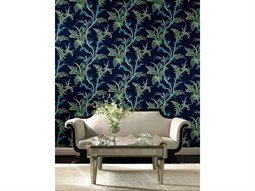 York Wallcoverings Grandmillennial Blue Green Enchanted Fern Wallpaper ...