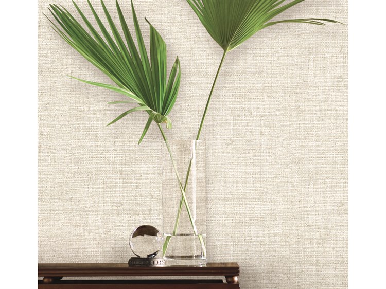 York Wallcoverings Mediterranean White Papyrus Weave Wallpaper | YWMN1932