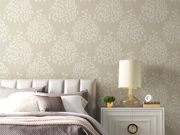 York Wallcoverings Modern Nature 2nd Edition Pearl Grey Tender ...