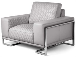 White leather chair and a half store