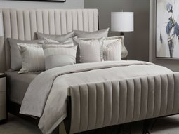 Michael Amini Hailey Ivory Nine-Piece Queen Comforter Set ...