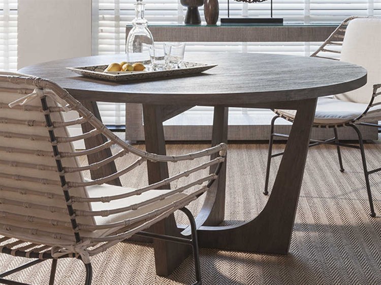 Artistica Brio Round Wood Grigio Dining Table | ATS205887041