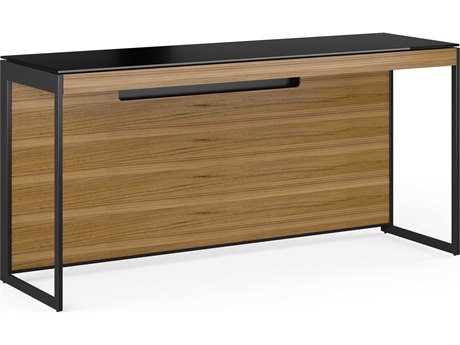 BDI Sequel-20 Natural Walnut / Black File Cabinet | BDI6114WLB