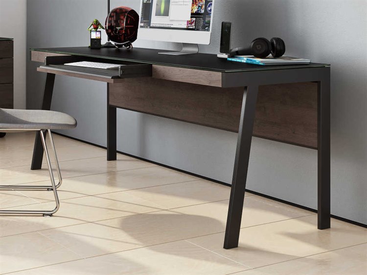 BDI Sigma Sepia Black Secretary Desk | BDI6901SPA