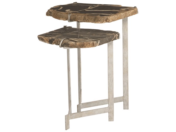 Bernhardt Interiors Casegoods Natural / Matte Silver 18'' Wide ...