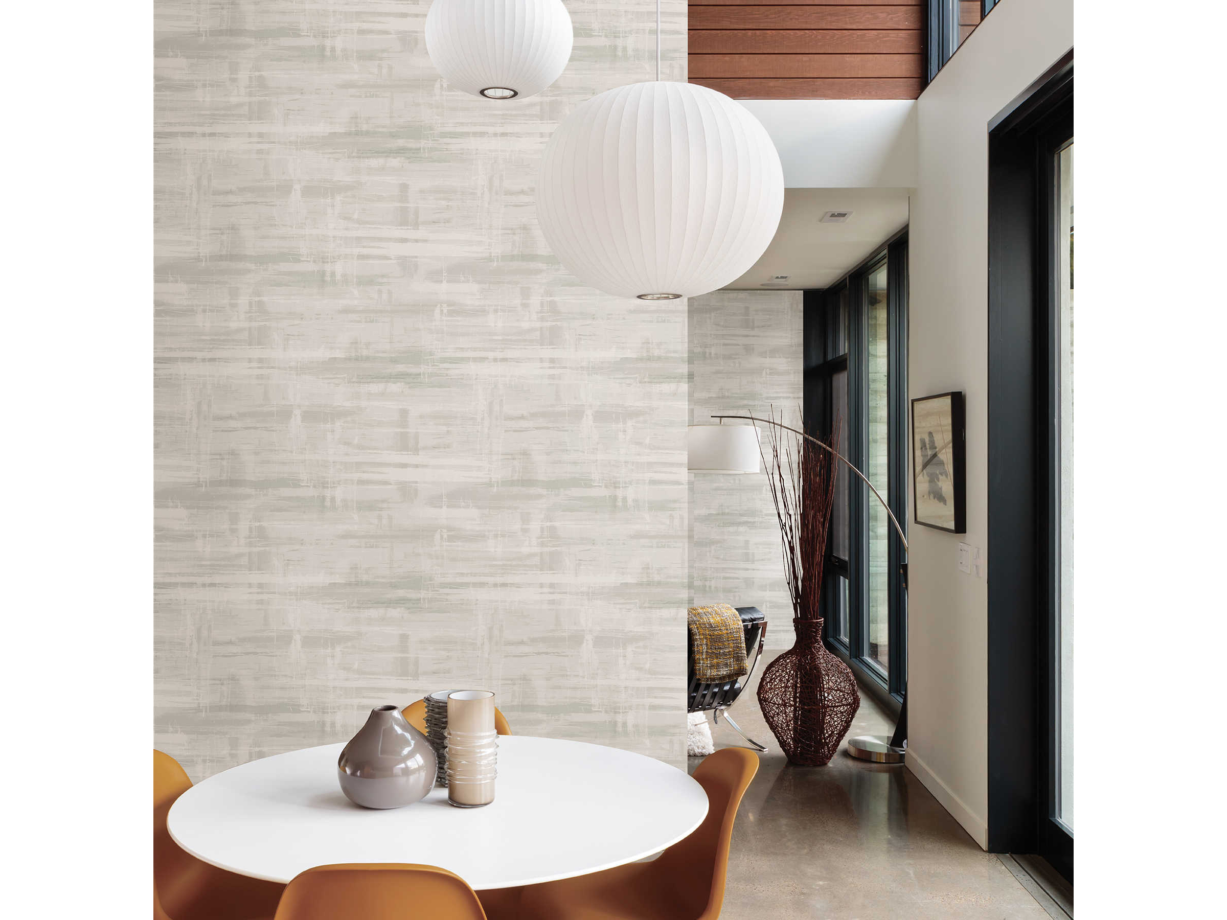 Brewster Home Fashions A-street Prints Marari Off-White Distressed ...