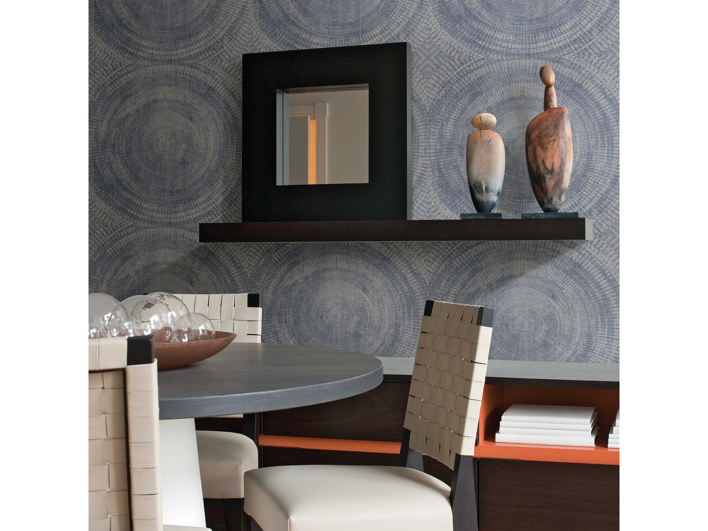 Brewster Home Fashions A-street Prints Lalit Light Blue Medallion ...